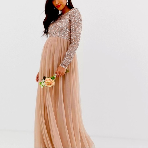 ASOS Maternity | Dresses | Asos Maya Maternitybridesmaid Sequin Dress ...